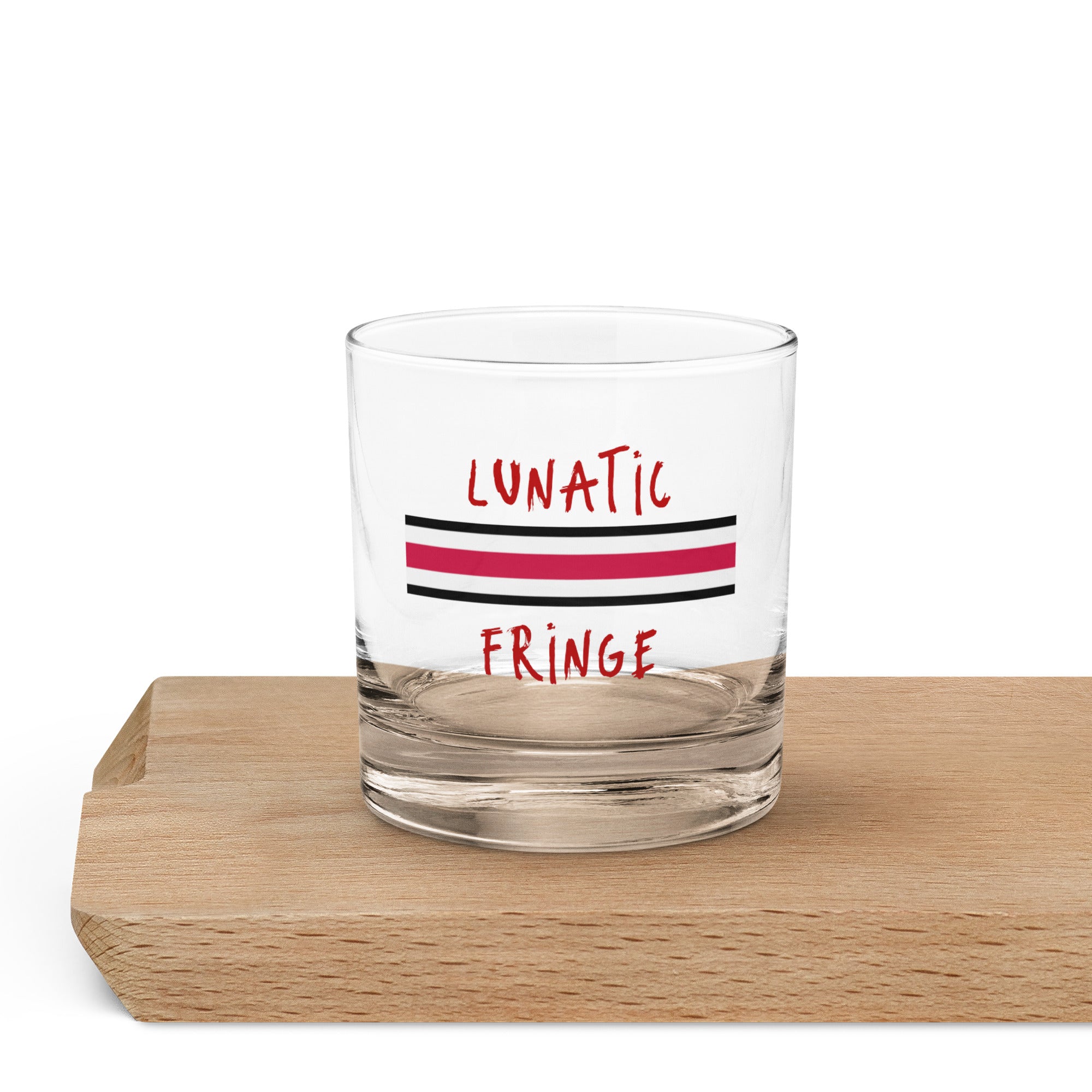 Lunatic Fringe Rocks Glass – Forever Game Day